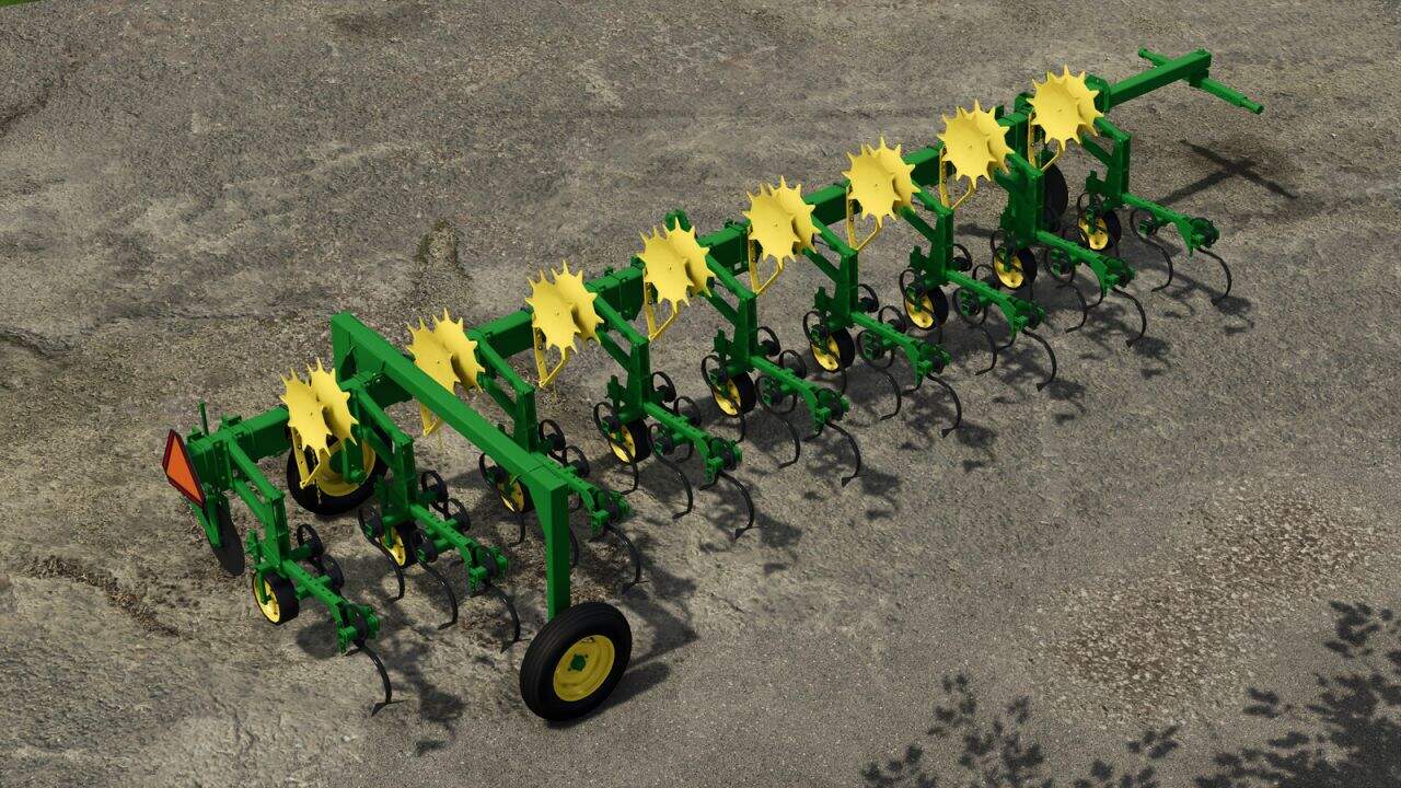 FS25 John Deere 825 Row-Crop Cultivator V1 (1) - Farming simulator 19 ...