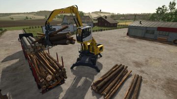 FS25 Liebherr LH26 v1 (1) - Farming simulator 19 / 17 / 15 Mod