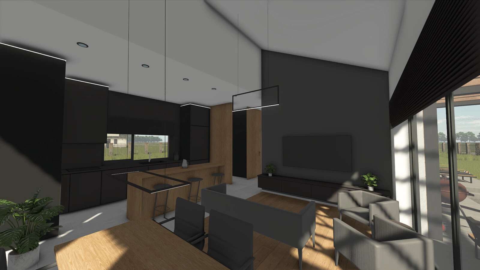 FS25 Modern House v1.0.0 (5) - Farming simulator 19 / 17 / 15 Mod