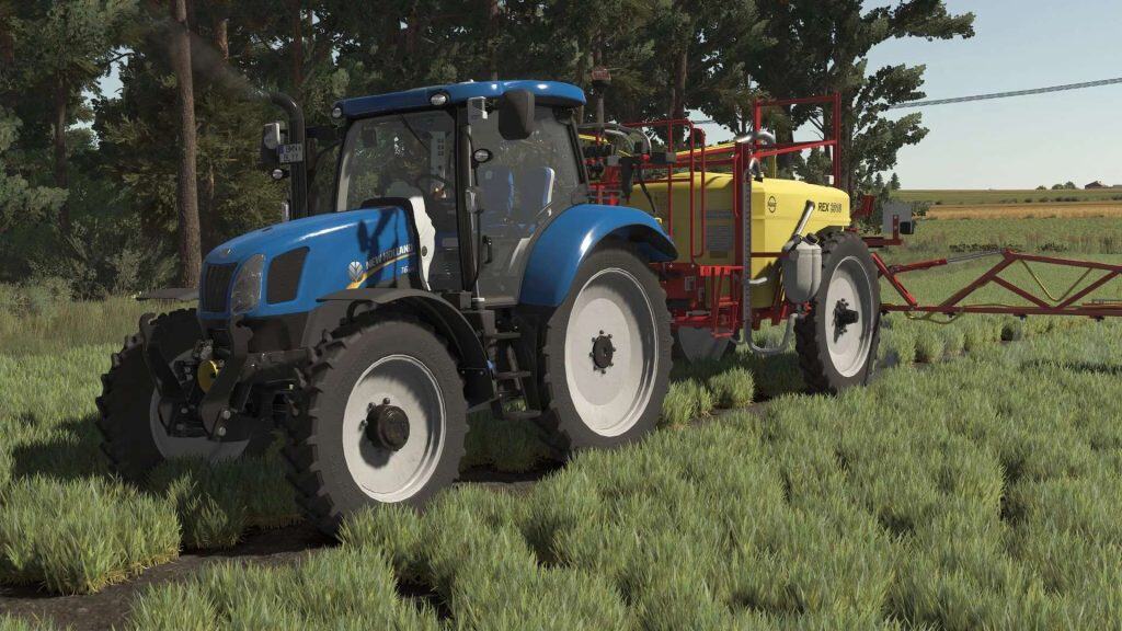 FS25 New Holland T6 2012 v1.0 - FS 25 Tractors Mod Download