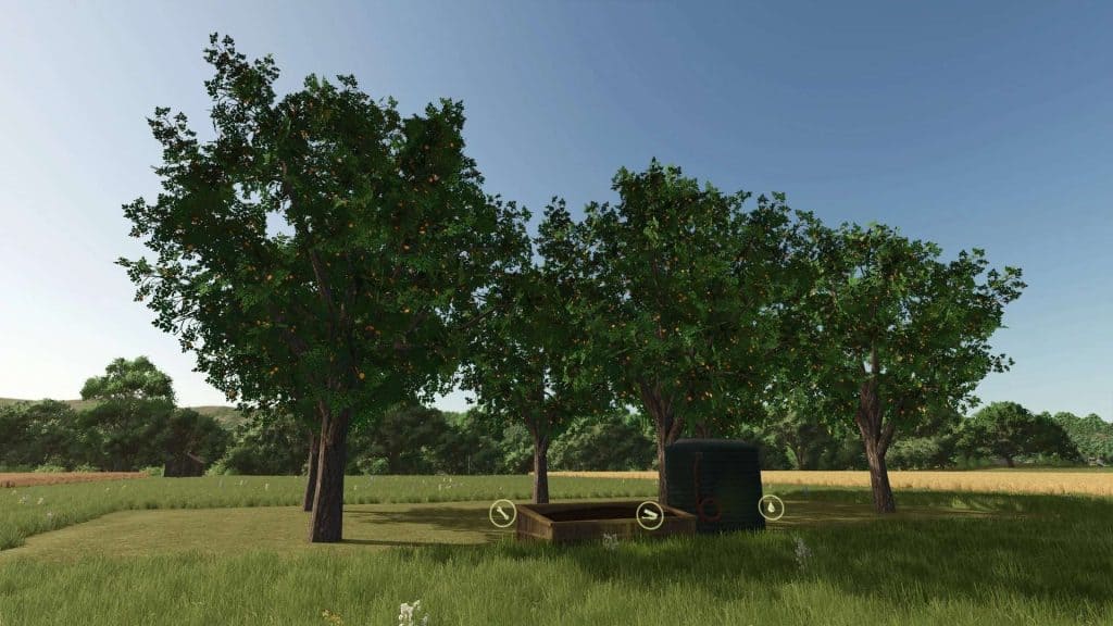 FS25 Plantations and fruit trees v1.2 - FS 25 Objects Mod Download