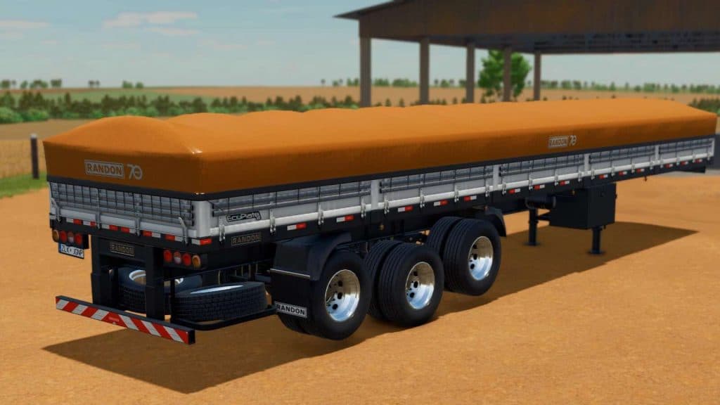 FS25 Randon Bulk Semi-Trailer v1 (1) - Farming simulator 19 / 17 / 15 Mod