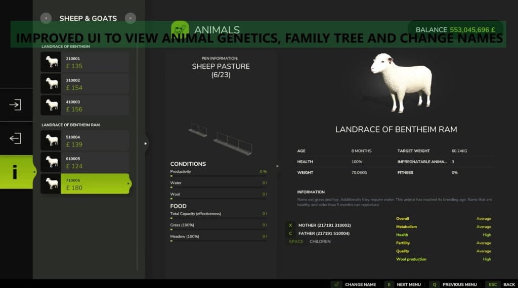 FS25 Realistic Livestock v1.2.0 (1) - Farming simulator 19 / 17 / 15 Mod