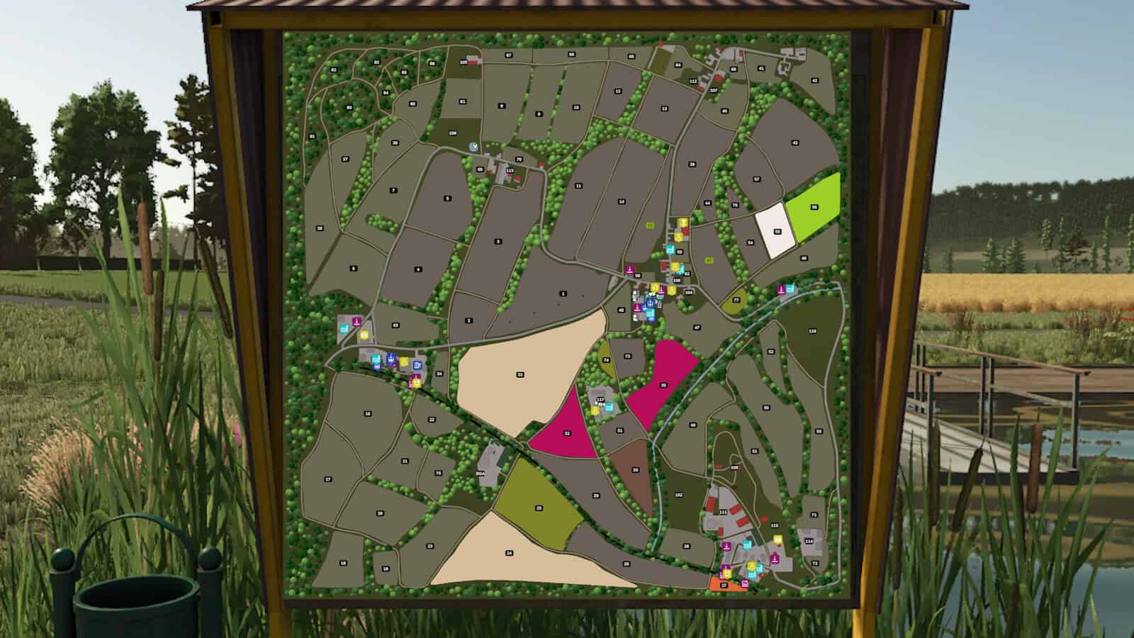FS25 Rhönplateu v1.0.0.1 - FS 25 Maps Mod Download