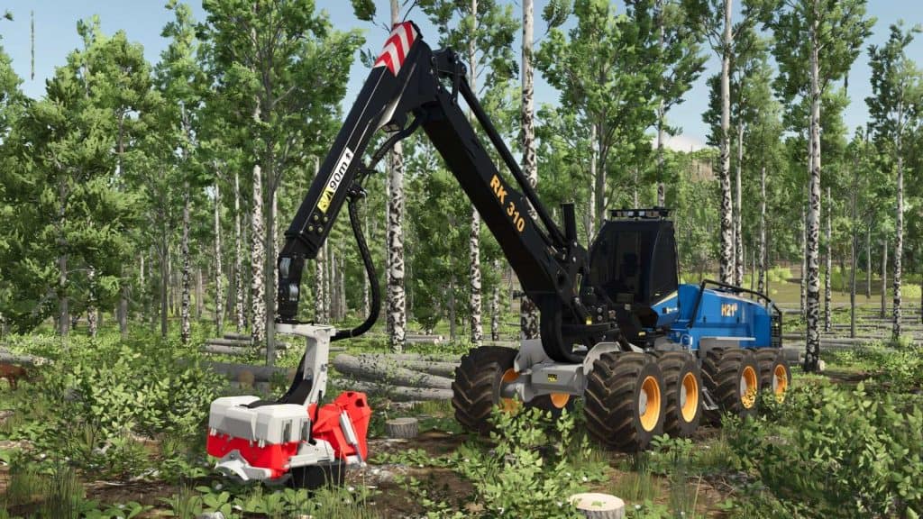 FS25 Rottne H21D Steep Slope Pack v1.0.1.2 - FS 25 Forestry Mod Download