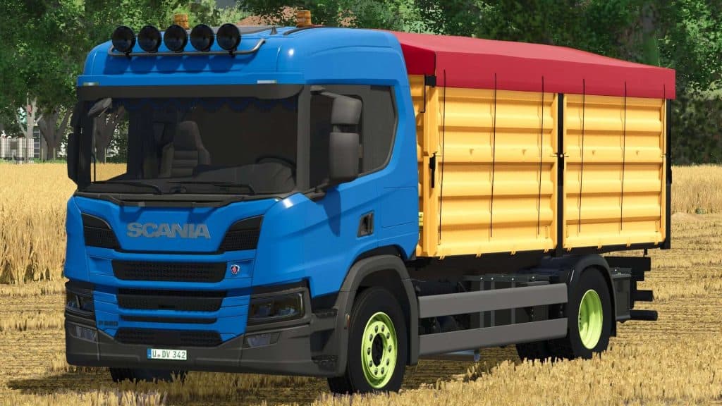 FS25 Scania P Grain Truck v1.0 - FS 25 Trucks Mod Download