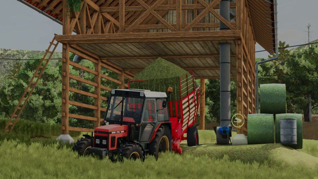 FS25 Slovenian Hay Loft v1.0 - FS 25 Objects Mod Download