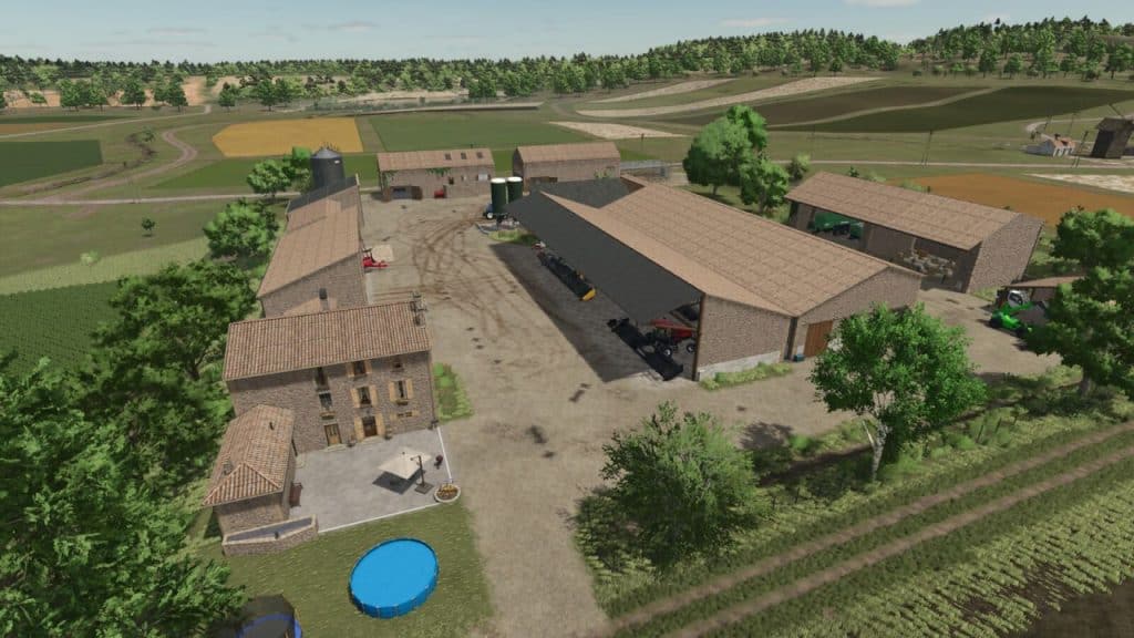 FS25 Stone Farm Pack V1 (4) - Farming simulator 19 / 17 / 15 Mod
