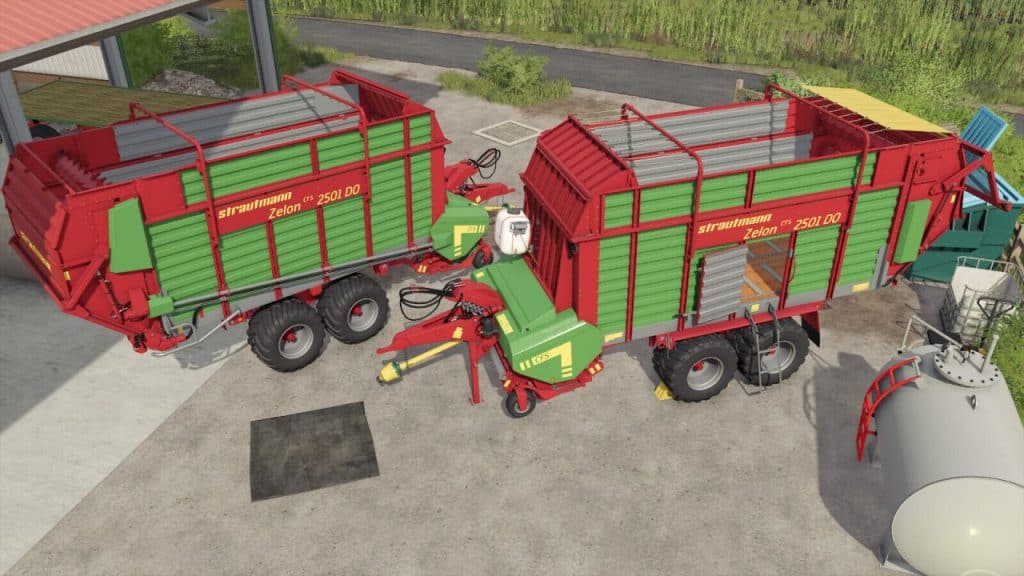 FS25 Strautmann ZELON CFS 2501 DO V1.0 - FS 25 Trailers Mod Download