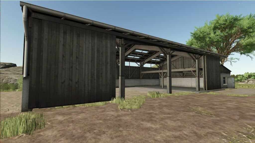 FS25 Straw storage V1.0 - FS 25 Buildings Mod Download