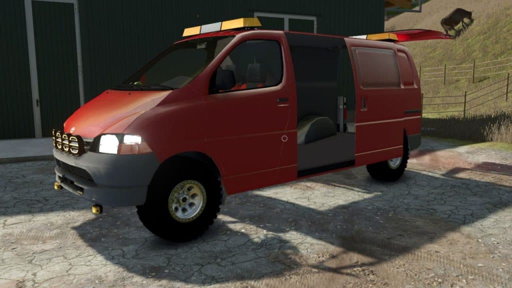 FS25 Toyota Hiace V1.0 - FS 25 Vehicles Mod Download