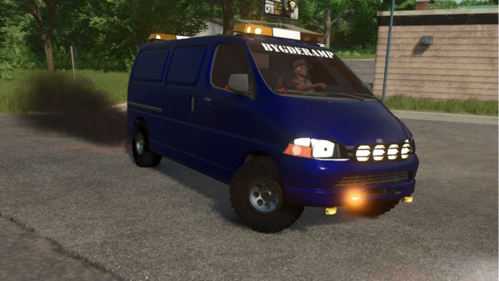 FS25 Toyota Hiace V1 (2) - Farming simulator 19 / 17 / 15 Mod