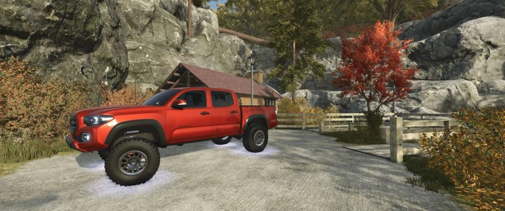 FS25 Toyota Tacoma v1 (2) - Farming simulator 19 / 17 / 15 Mod
