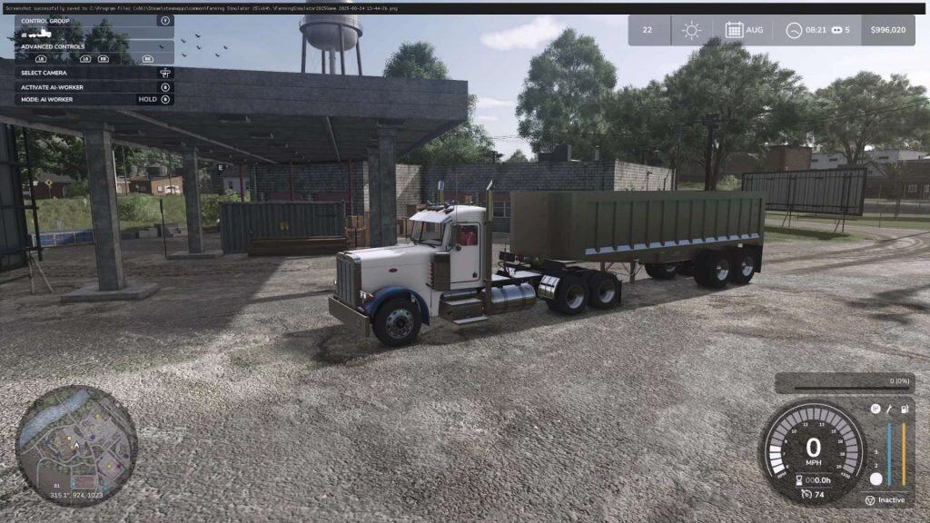 FS25 Trailking TriBrook End Dump v1.0 - FS 25 Trailers Mod Download