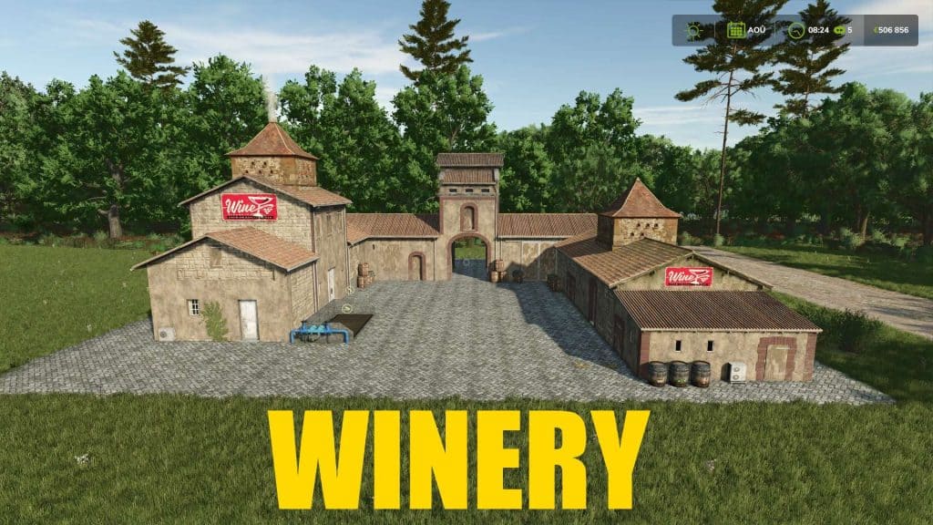 FS25 WINERY v1.0.0 (2) - Farming simulator 19 / 17 / 15 Mod