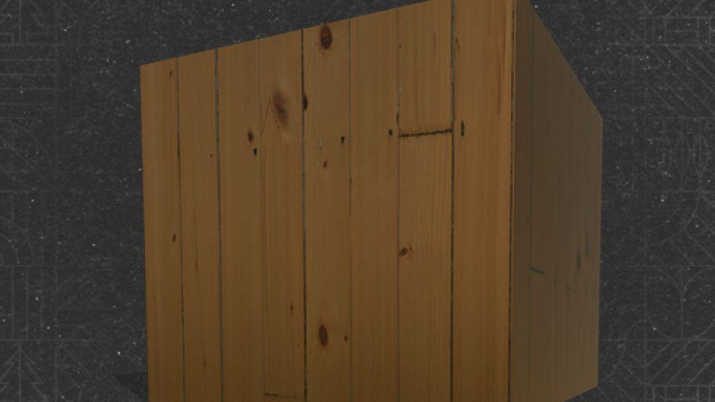 FS25 Wooden box V1.0 - FS 25 Prefab Mod Download
