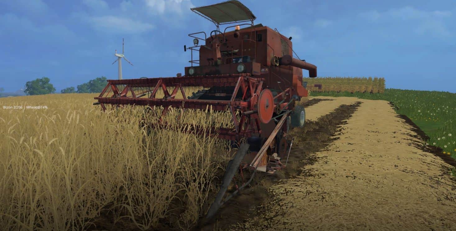 FS15 FMŻ BIZON Z050 SUPER NAJSTARSZY I DOBRY V1.0 - FS 15 Combines Mod ...