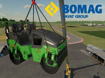 FS22 Bomag BW 120 AD-5 v1.2 - FS 22 Implements & Tools Mod Download