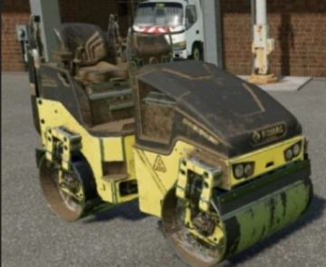 FS22 Bomag BW120 ad-5 v1.1 - FS 22 Implements & Tools Mod Download