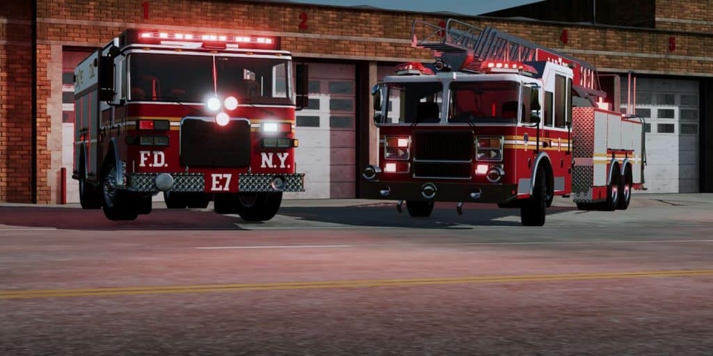 FS22 Pierce Arrow XT Fire Engine v1.0 - FS 22 Vehicles Mod Download