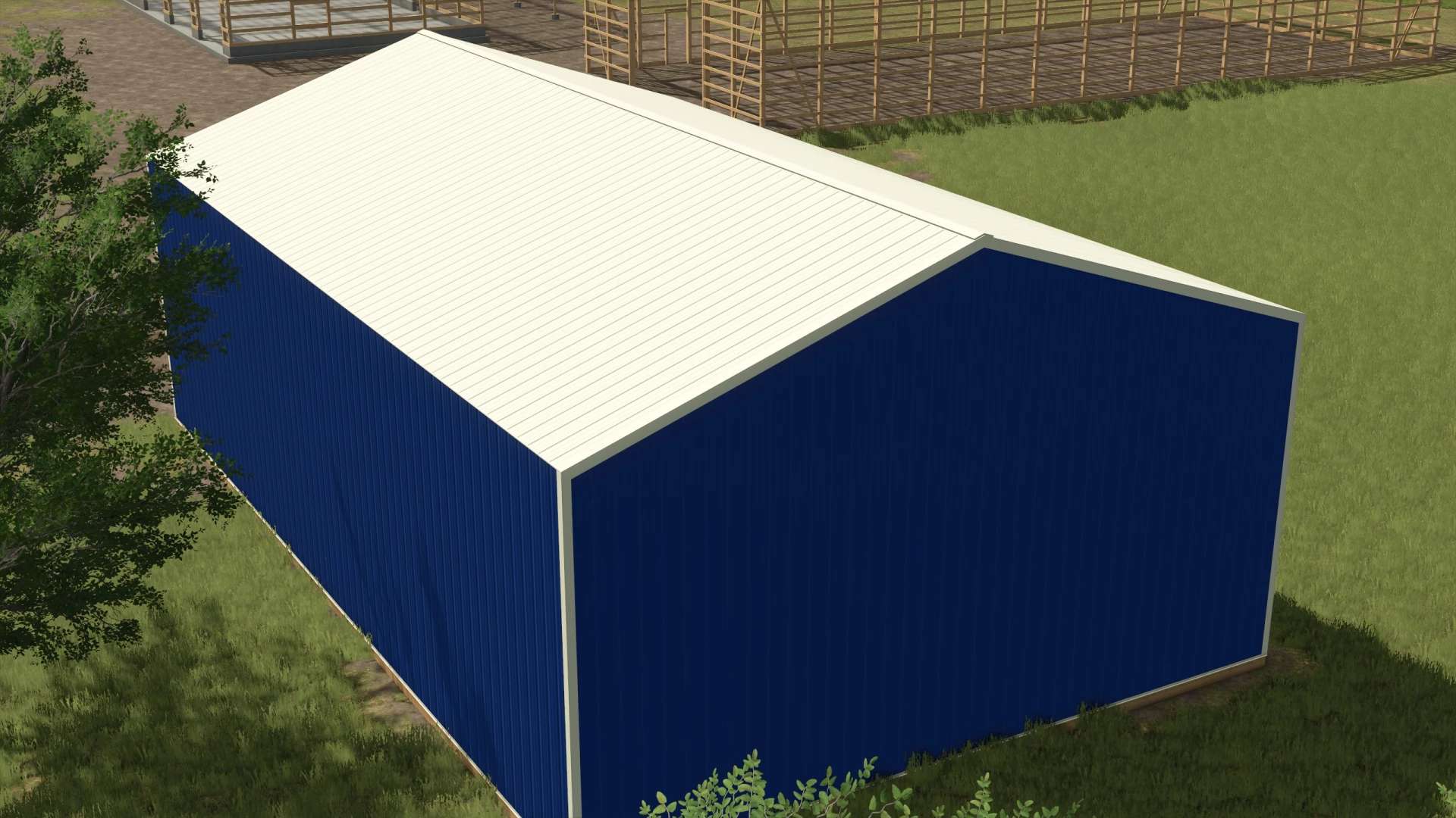 FS25 40×64 Hay Shed v1 (3) - Farming simulator 19 / 17 / 15 Mod