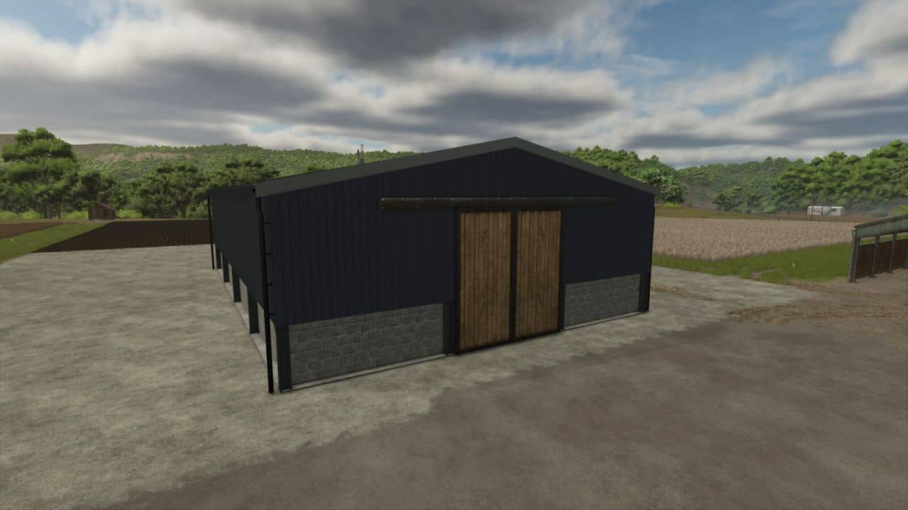 FS25 British Constructible Shed V1.0 - FS 25 Buildings Mod Download