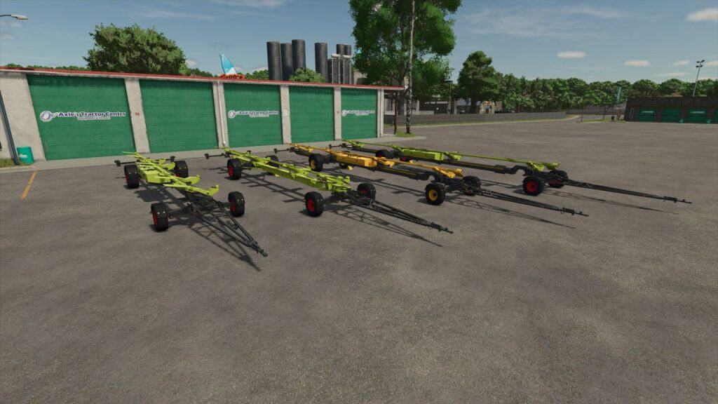 FS25 CLAAS Header Trailer Pack V1.0 - FS 25 Trailers Mod Download