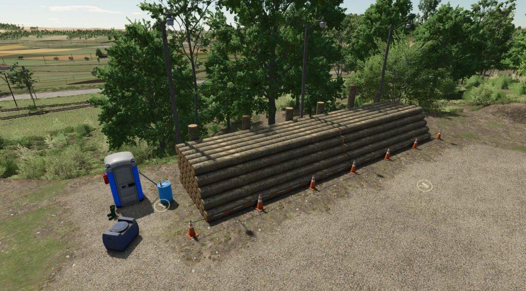 FS25 FS25 Wood distribution v1.0.0.1 - FS 25 Objects Mod Download