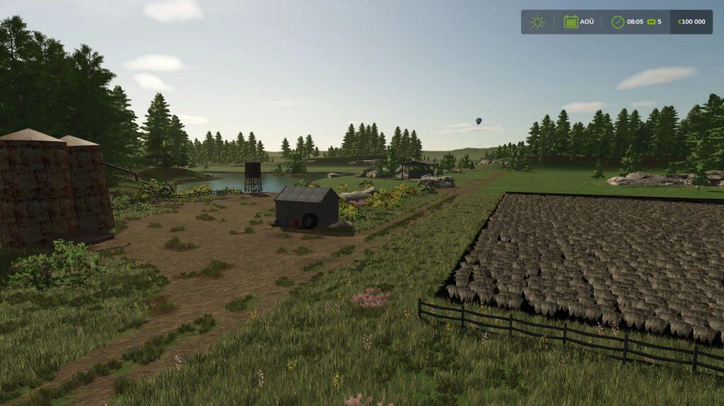 FS25 LONELY LAND Map v1.0 - FS 25 Maps Mod Download