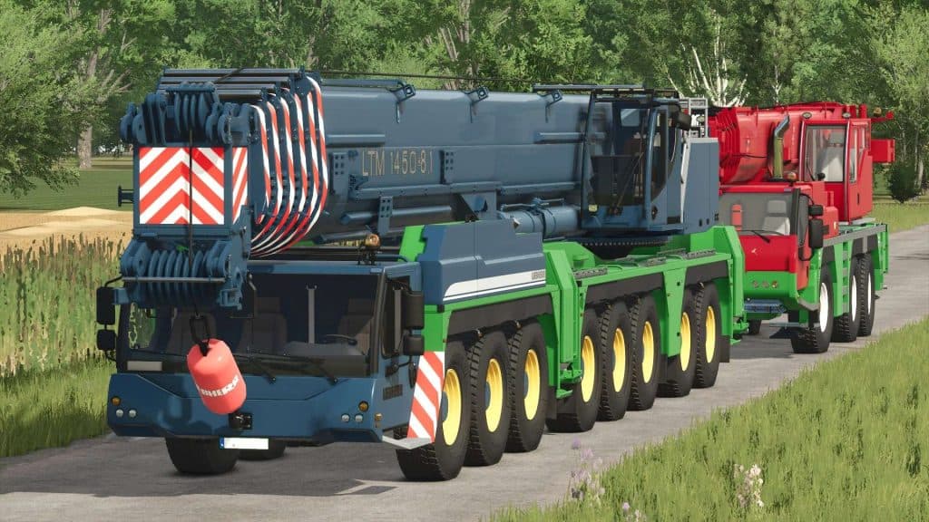 FS25 Liebherr LTM 1050 & 1450 v1.0 - FS 25 Vehicles Mod Download