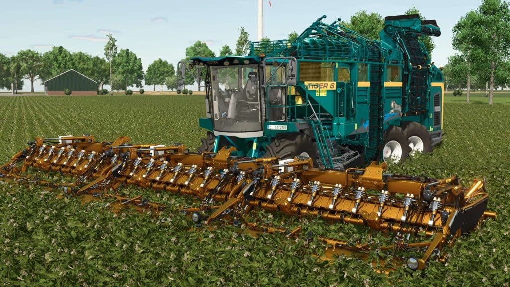 FS25 Ropa Tiger 6S v1.0 - FS 25 Combines Mod Download