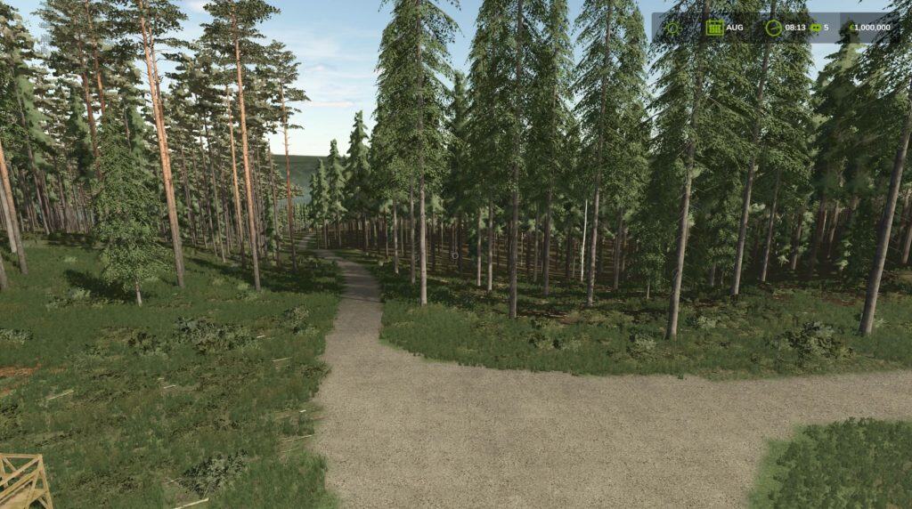 FS25 SCANDINAVIAN FOREST v1.0 - FS 25 Maps Mod Download