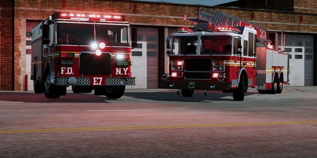 FS22 Seagrave Marauder II Tower Ladder v1.0 - FS 22 Vehicles Mod Download