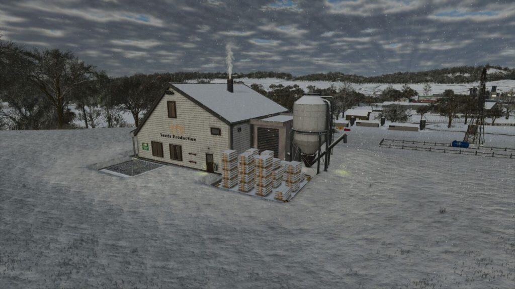 FS25 Seed Production Factory V1.0 - FS 25 Buildings Mod Download