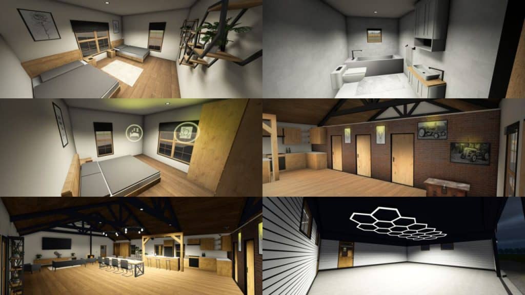 FS25 Small Barndominium V1 (4) - Farming simulator 19 / 17 / 15 Mod