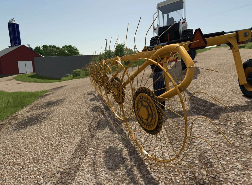 FS25 Vermeer VR1224 Rake FS25 v1 (1) - Farming simulator 19 / 17 / 15 Mod