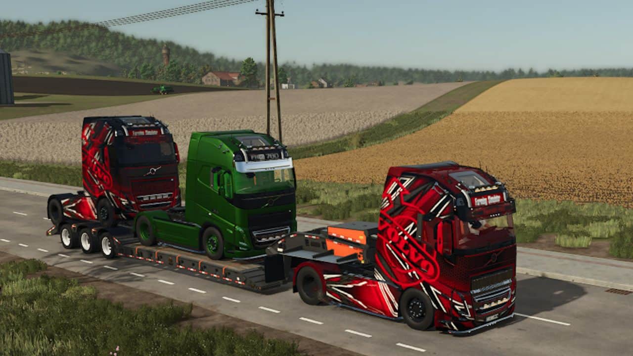 FS25 Volvo FH16 4×2 Pack V1.0 - FS 25 Trucks Mod Download