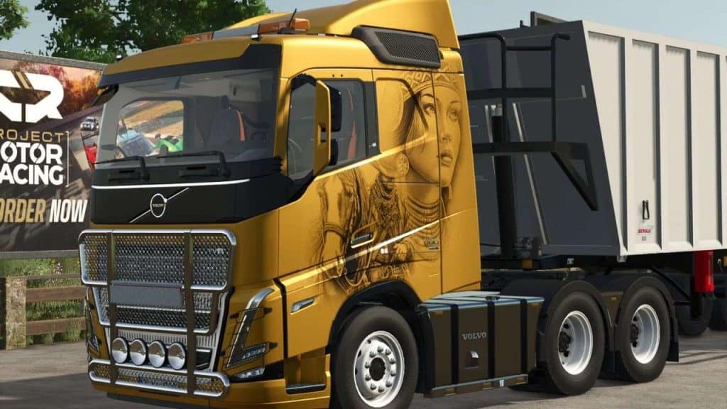 FS25 Volvo FH16 6×4 v1 (1) - Farming simulator 19 / 17 / 15 Mod