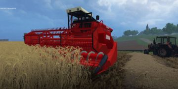 FS15 LAVERDA CABINATA M152 NEW RED COMBAJN EXTRA HIT MEGA V1.0 - FS 15 ...
