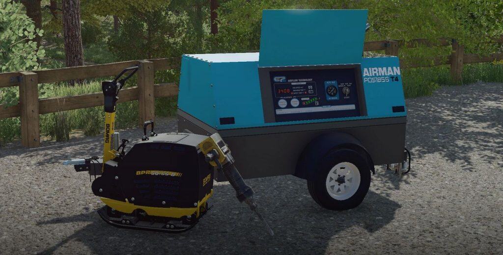 FS22 Airman Compact Diesel Compressor v1.0 - FS 22 Implements & Tools ...