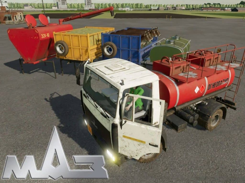FS22 MAZ-4570 v1.0.1 - FS 22 Trucks Mod Download