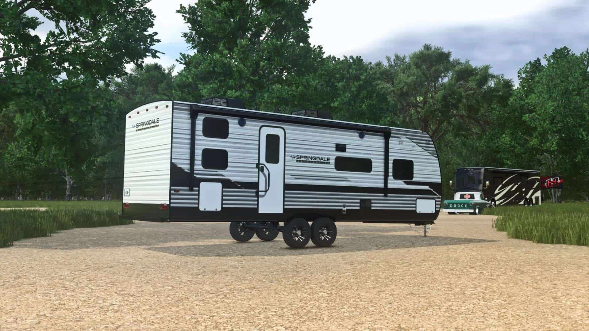FS25 2021 Keystone Springdale Villa Camper v1.1 - FS 25 Trailers Mod ...