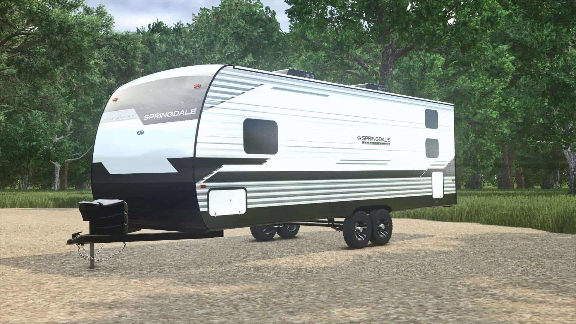 FS25 2021 Keystone Springdale Villa Camper v1.1 - FS 25 Trailers Mod ...