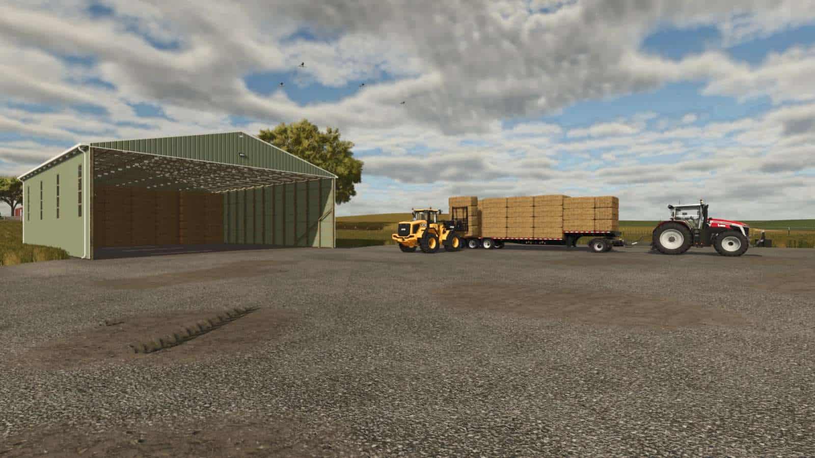 FS25 60×80 Bale Storage v1.0 - FS 25 Buildings Mod Download