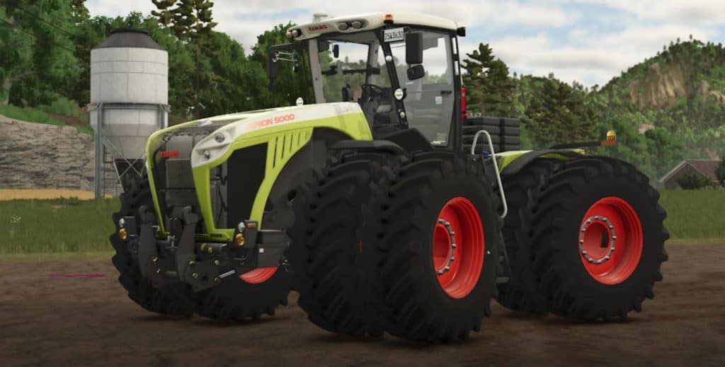 FS25 CLAAS XERION 4500-5000 Rust Edition 1.2 - FS 25 Tractors Mod Download