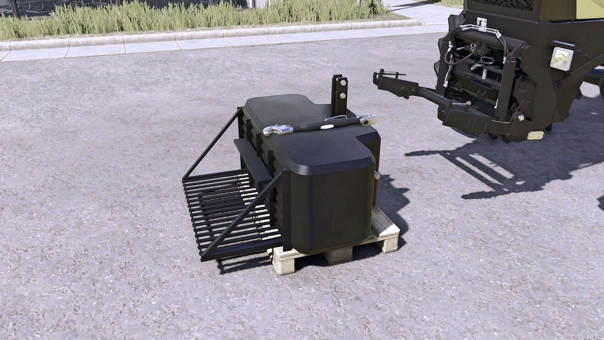 FS25 Lizard 1050 kg – front and rear weight V1.1.1 - FS 25 Implements ...