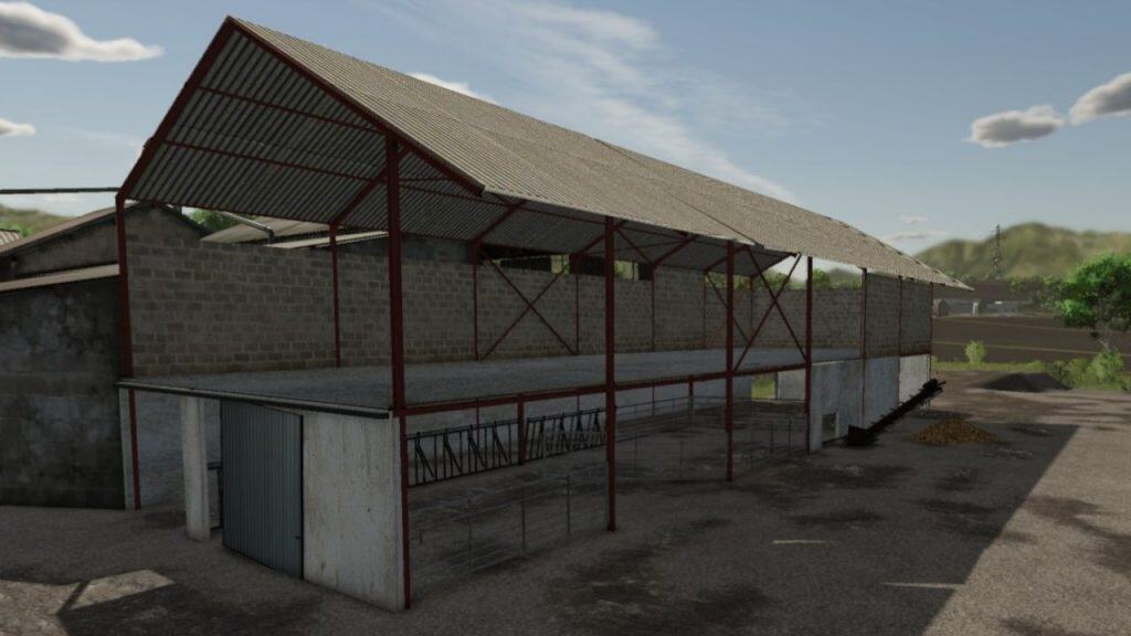 FS25 Old French stable v1.0 - FS 25 Prefab Mod Download