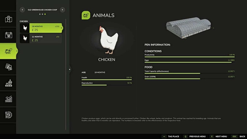FS25 Old Greenhouse Chicken Coop v1 (2) - Farming simulator 19 / 17 ...