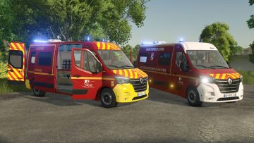 FS25 Renault Master (Firefighters) V1 (1) - Farming simulator 19 / 17 ...