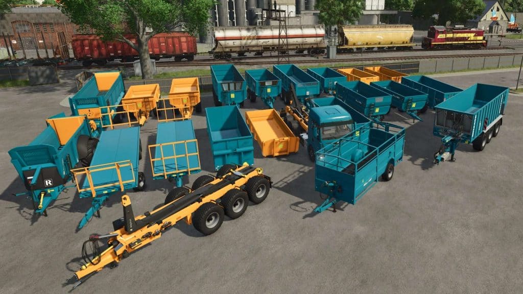 FS25 Rolland Pack from FS22 for FS25 v1.0 - FS 25 Trailers Mod Download